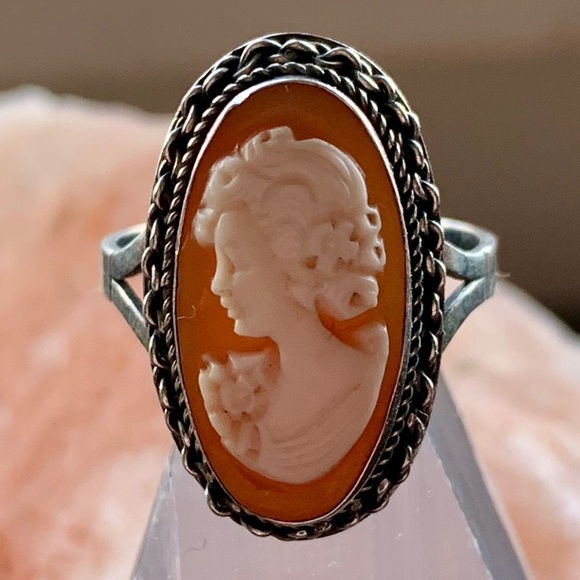 Jewelry | Sterling Cameo Ring Handmade In Italy | Poshmark